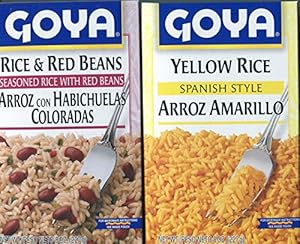 Amazon.com : Bundle of 6 Boxes of Goya Rice Mixes, 3 Yellow Spanish ...