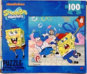 Amazon.com: 100 Piece SpongeBob Squarepants (Baseball) Puzzle: Toys & Games