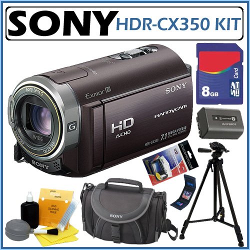 Sony HDR-CX350/V 32GB Flash Memory High Definition Handycam® Camcorder ...