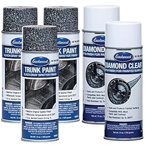 Amazon.com: Eastwood Trunk Paint Gray Black Kit - Spatter Splatter ...