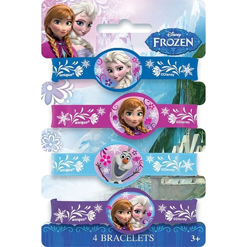 Disney Frozen Rubber Bracelets [4 Per Pack] @ niftywarehouse.com ...