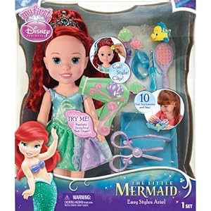 Amazon.com: My First Disney Princess Ariel's Easy Style Party Set: Toys ...