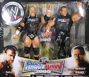 Amazon.com: DX SMACKDOWN VS RAW 2009 EXCLUSIVE 2-PACK WWE TOY WRESTLING ...