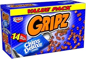 Amazon.com: Gripz Chips Deluxe Chocolate Chip Value Pack, 12.6-Ounce ...