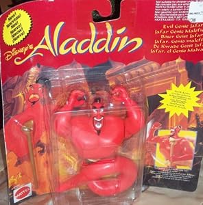 Amazon.com: Disney's Aladdin Evil Genie Jafar with Staff Striking ...