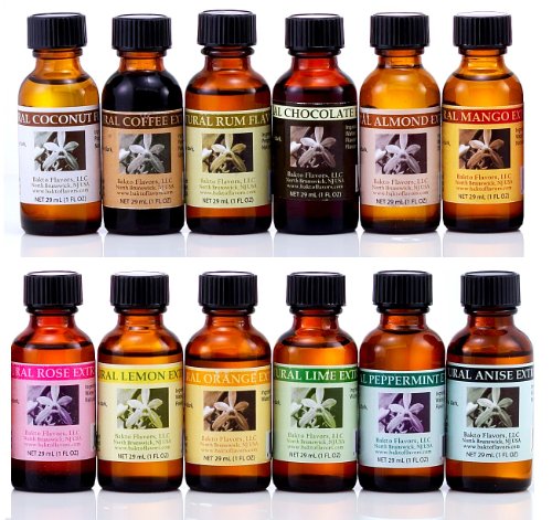 Bakto Flavors Natural Clasic Extract Collection, 12 1FL OZ Food ...