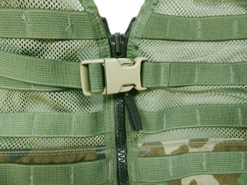US Military MOLLE FLC Fighting Load Carrier Zip Front Tactical Vest ...