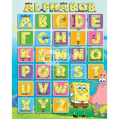 Spongebob Squarepants Alphabob Alphabet A-Z Regular Educational ...