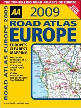 AA Road Atlas Europe (AA Atlases and Maps): Amazon.co.uk: AA Publishing ...