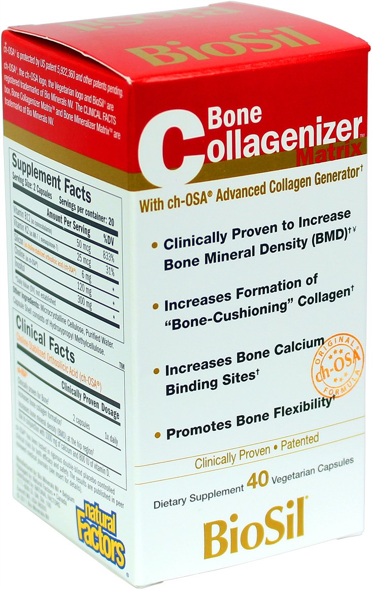 Купить BioSil - Bone Collagenizer Matrix - 40 Vegetarian Capsules в ...