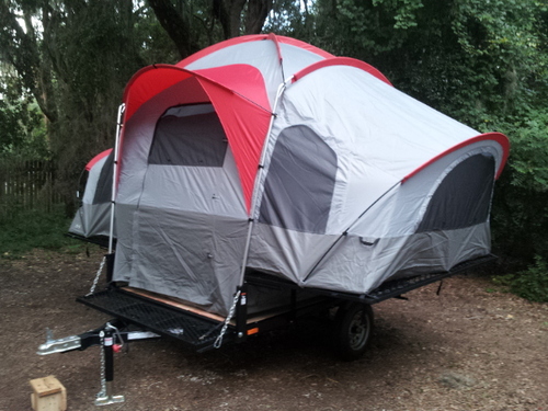 Amazon.com : Lifetime Deluxe Tent Trailer Kit (Grey/Red) : Pop Up ...