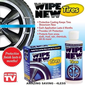 Has anybody tried the 'Wipe New' long lasting tire shine? | Veloster Forum