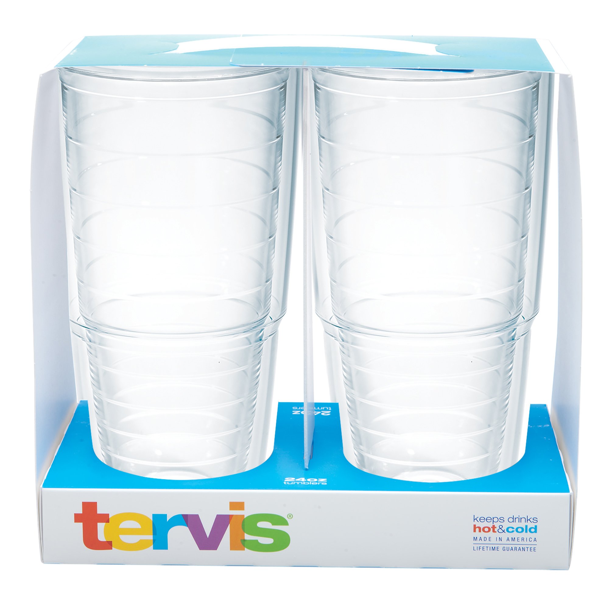 Tervis Tumbler 24-Ounce Clear 2-Pack 1 Tervis Tumblers | eBay
