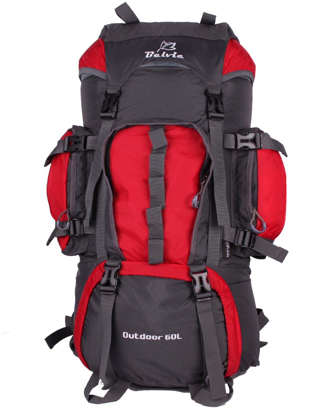 Belvie 601 Hiking Backpack 60l(Red) | eBay