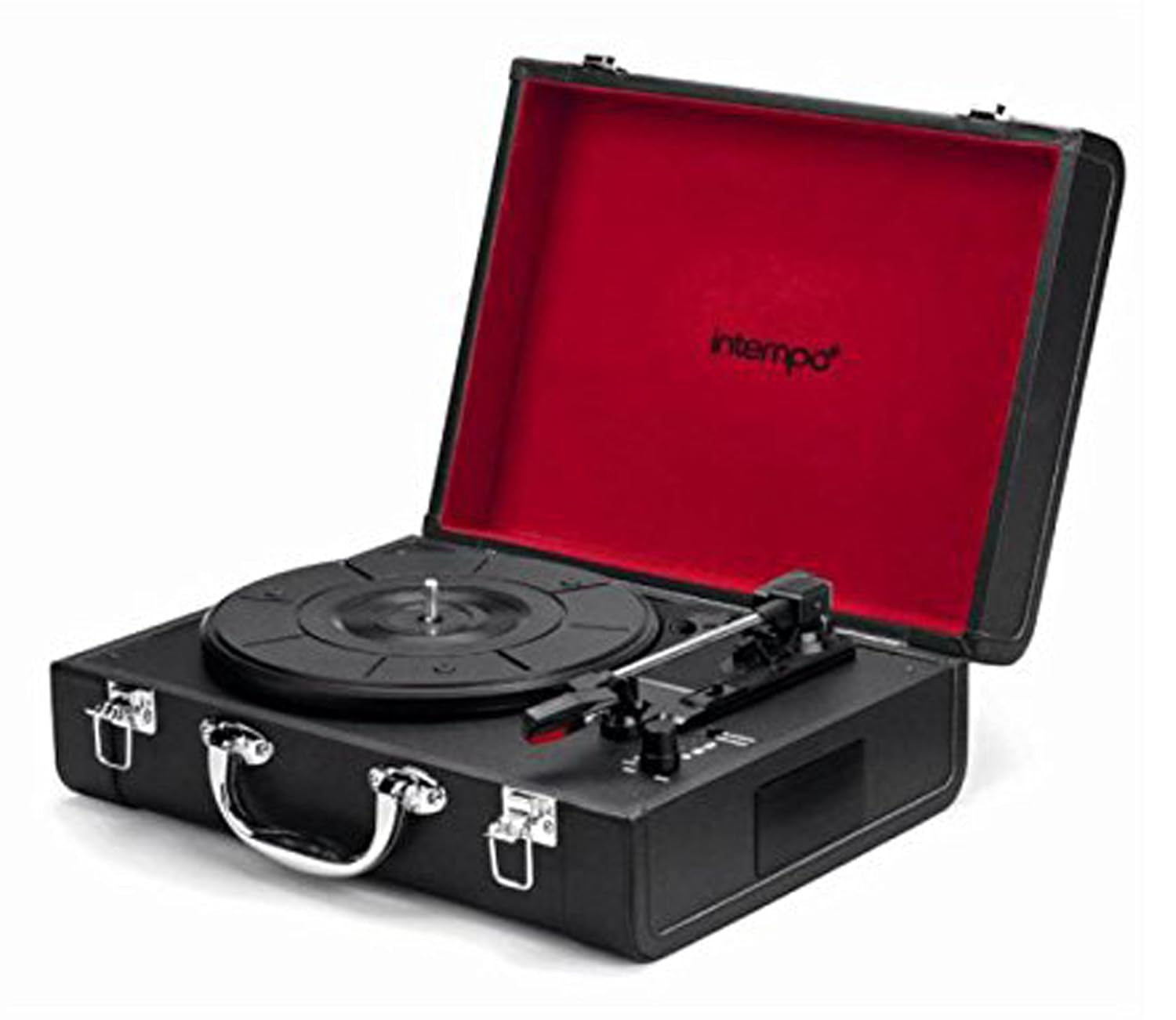 For The Record - Intempo Retro Portable Bluetooth Compatible Turntable ...
