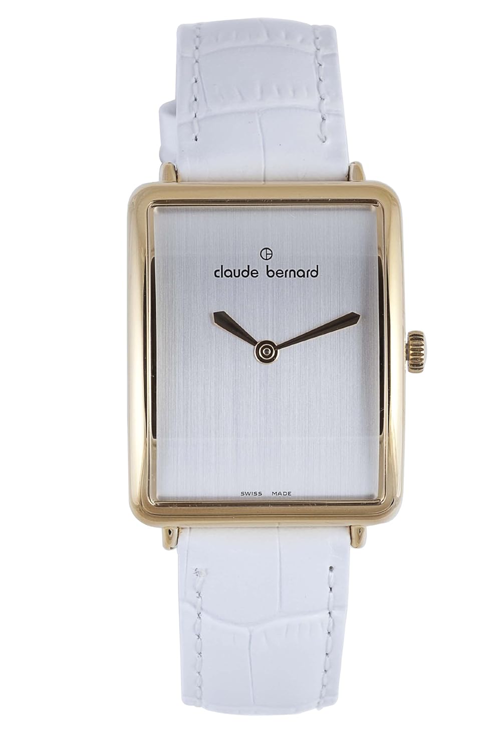 Claude Bernard Women 21175 37JP A Classic Ladies Rectangular Gold PVD ...
