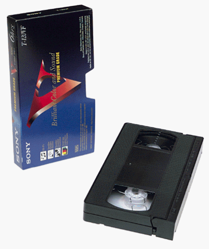Premium Grade VHS Video Tapes, Repeated Record/Erase, 6 Hours ...