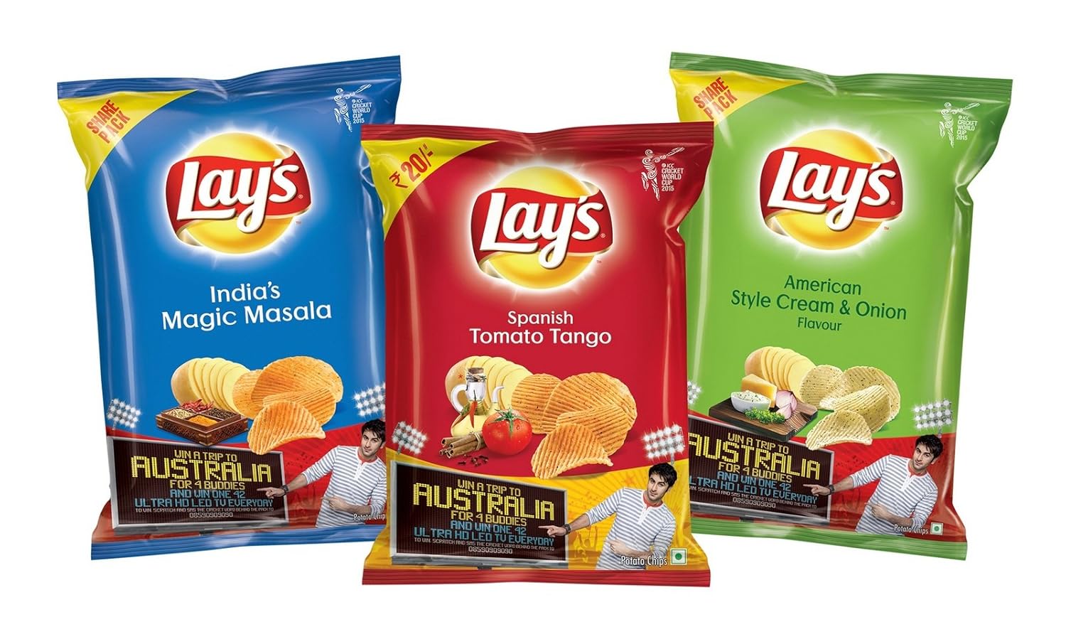 Lay' s Pack of 3 worth Rs .90 just for Rs. 75 HURRY LIMITED STOCK ...