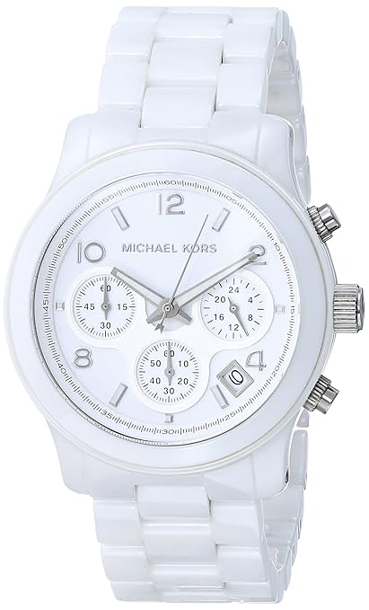 Michael Kors Damen-Armbanduhr Chronograph Quarz Keramik MK5161 ...