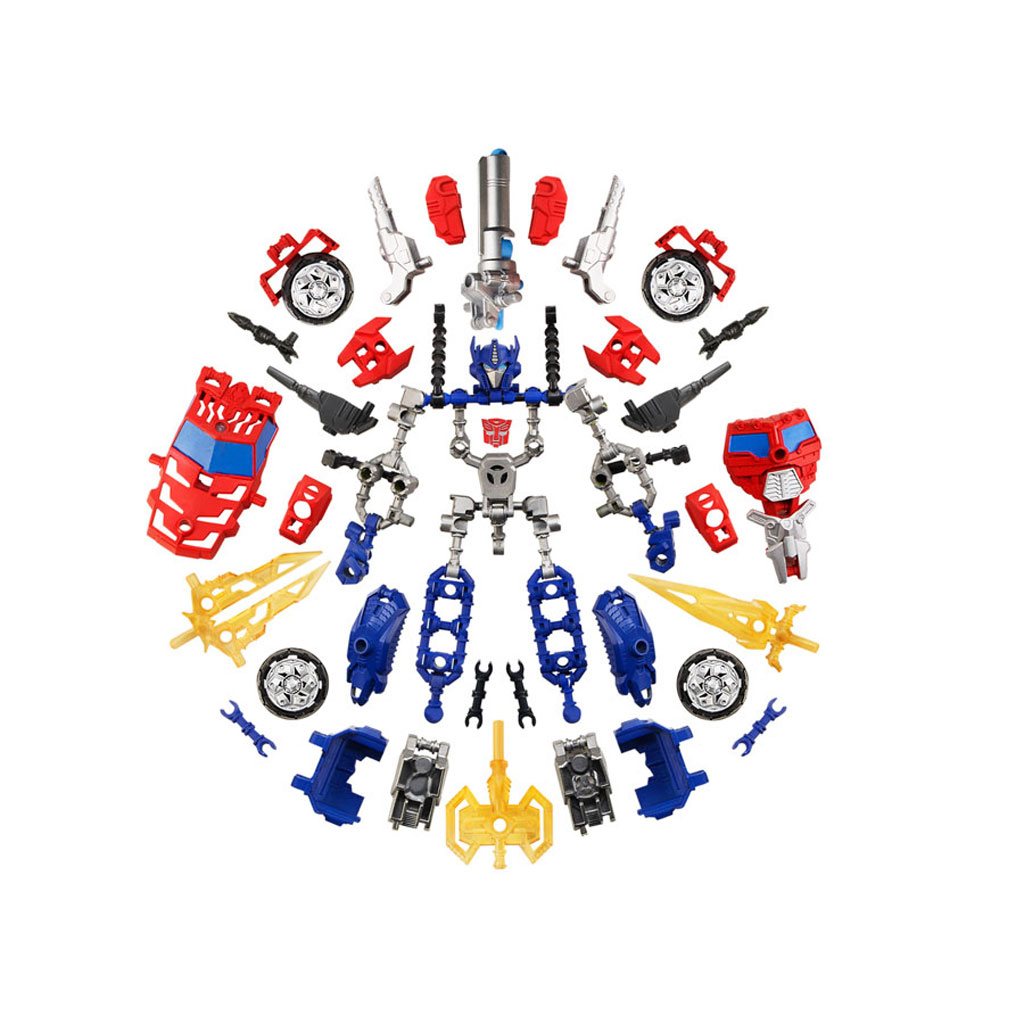 Transformers Construct-Bots Optimus Prime Vs. Megatron Construction Set ...