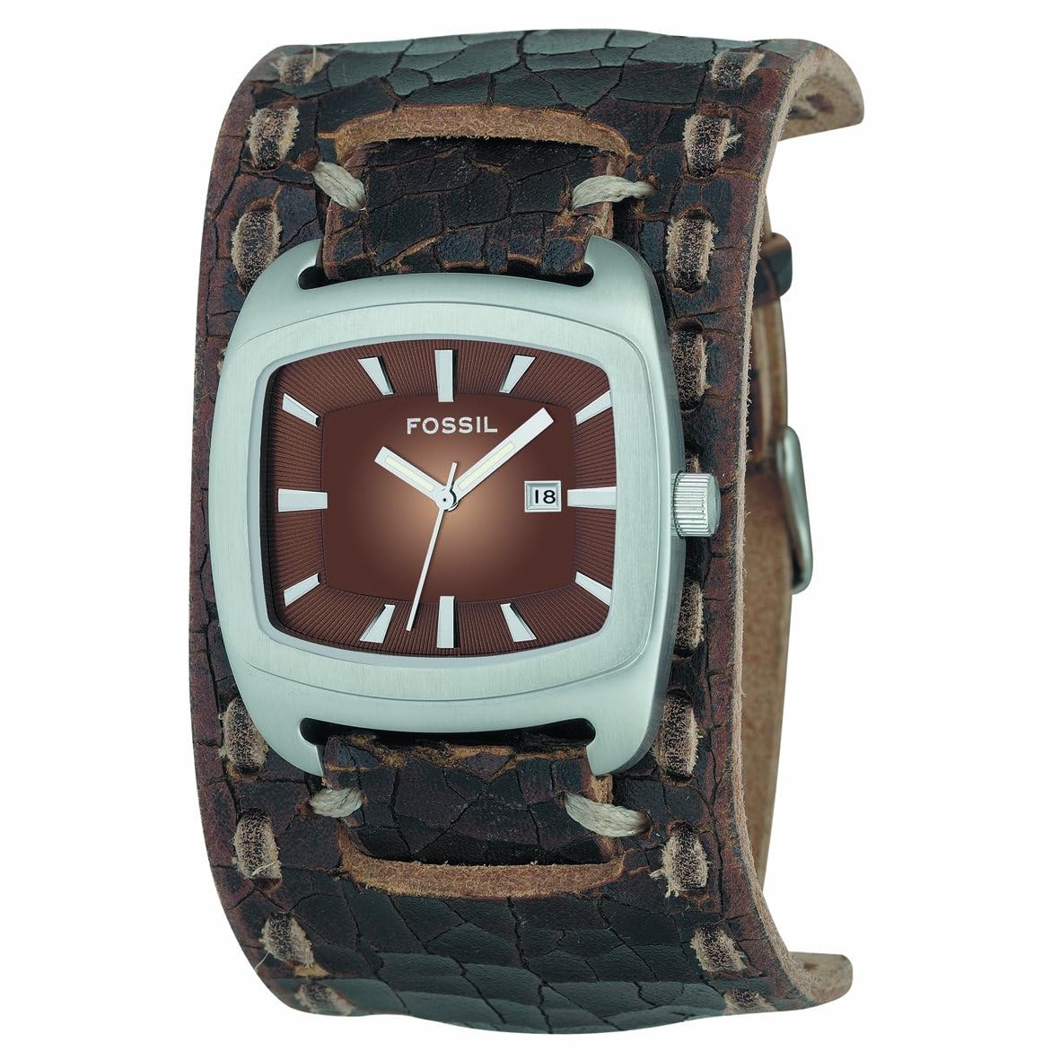 Hi! I'm Fossil JR-8985. | Leather watch, Leather, Fossil