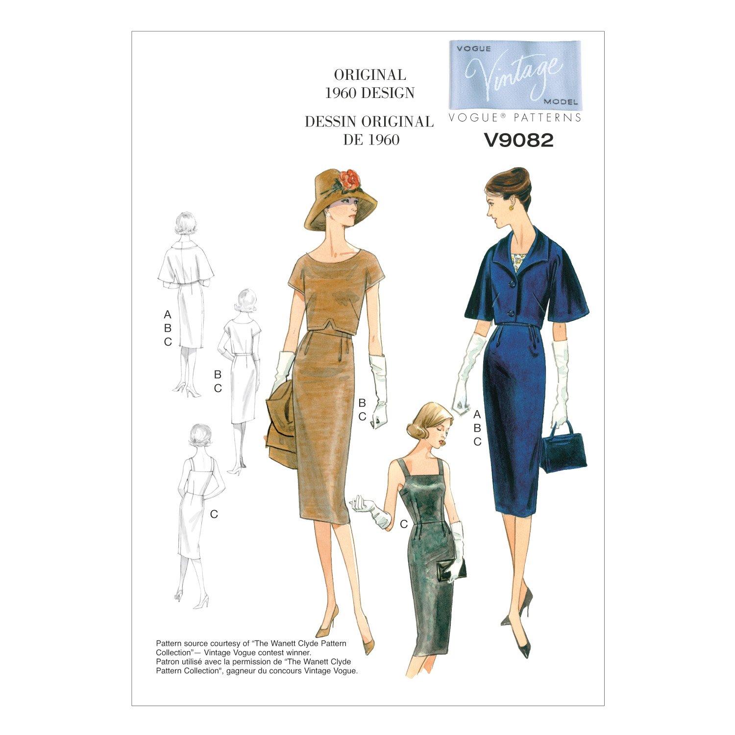 1960s Sewing Patterns- Dresses, Tops, Pants etc