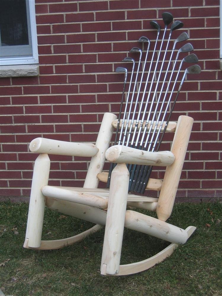 Golf Club Rocker Chair - GolfBlogger Golf Blog