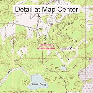 Amazon.com : USGS Topographic Quadrangle Map - Ishpeming, Michigan ...