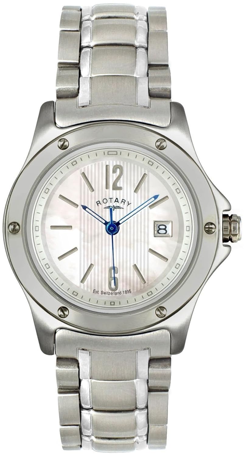 Rotary Ladies White Case Watch LB02565/07 price in Pakistan, Rotary in ...
