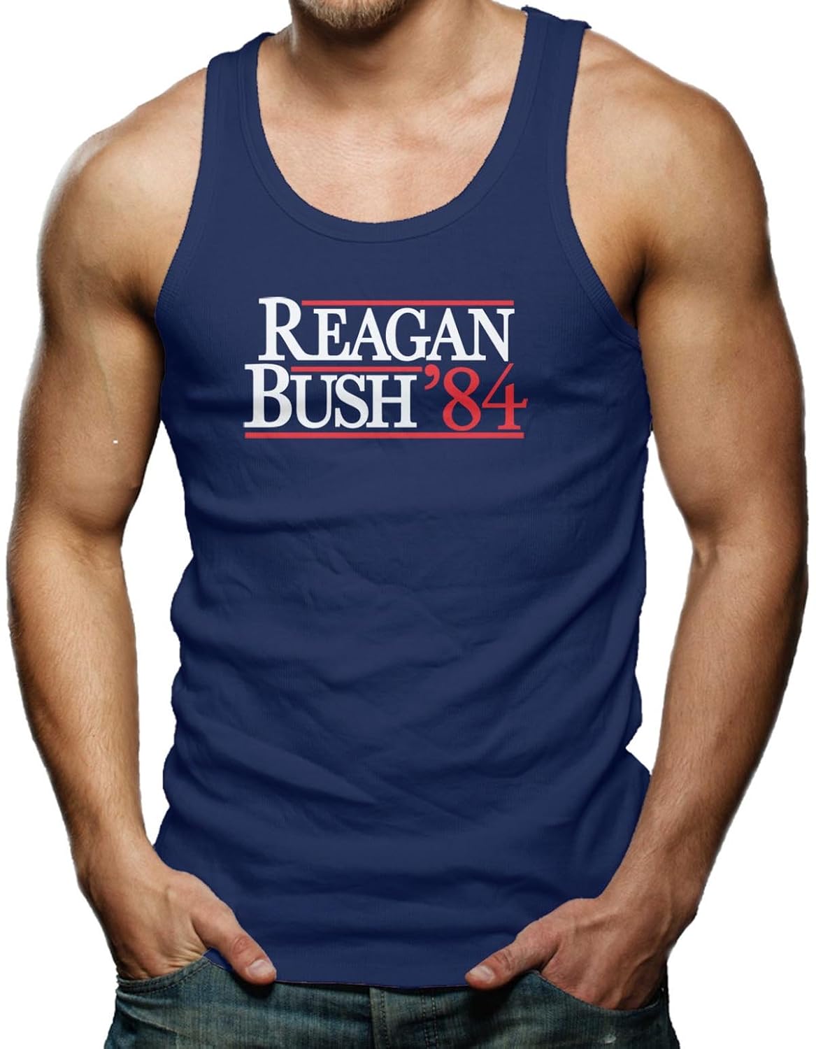 Get your commemorative Reagan/Bush'84 tanks for the Fourth! Show those ...