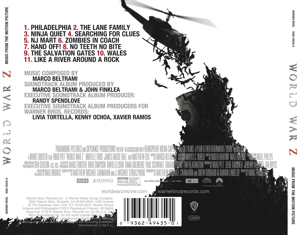 Marco Beltrami: WORLD WAR Z (2013) – General Discussion – Film Score ...