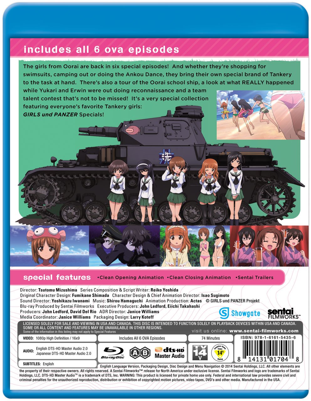 Girls Und Panzer – The Complete OVA Series – REGION FREE | AnimeBlurayUK