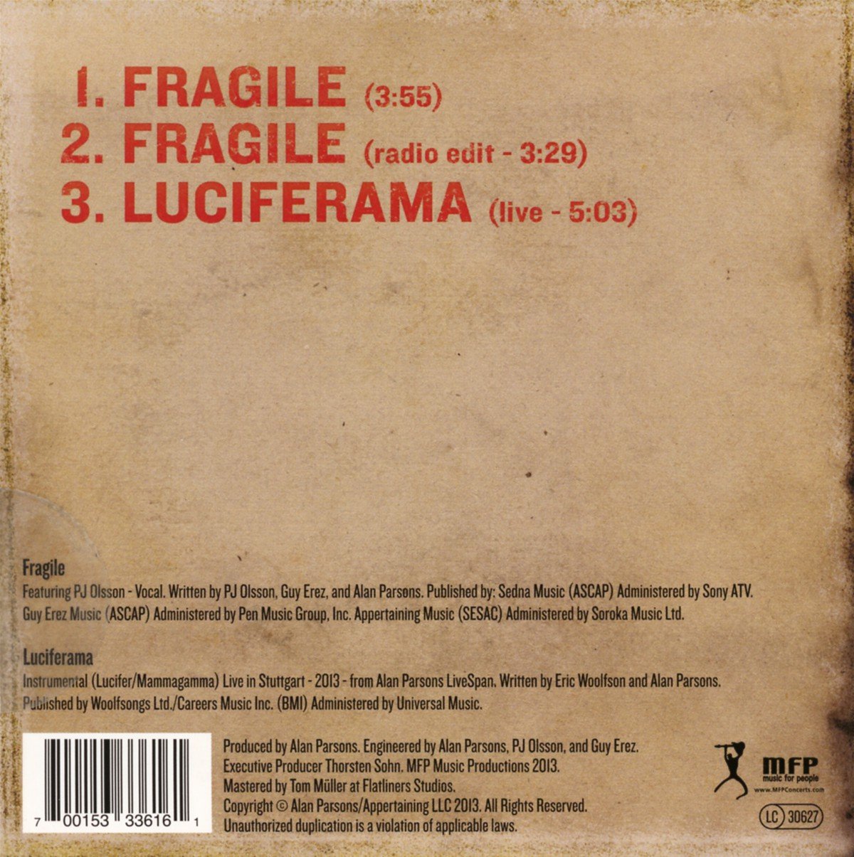 Discogs Forum - New label MFP (2): Correctly named?