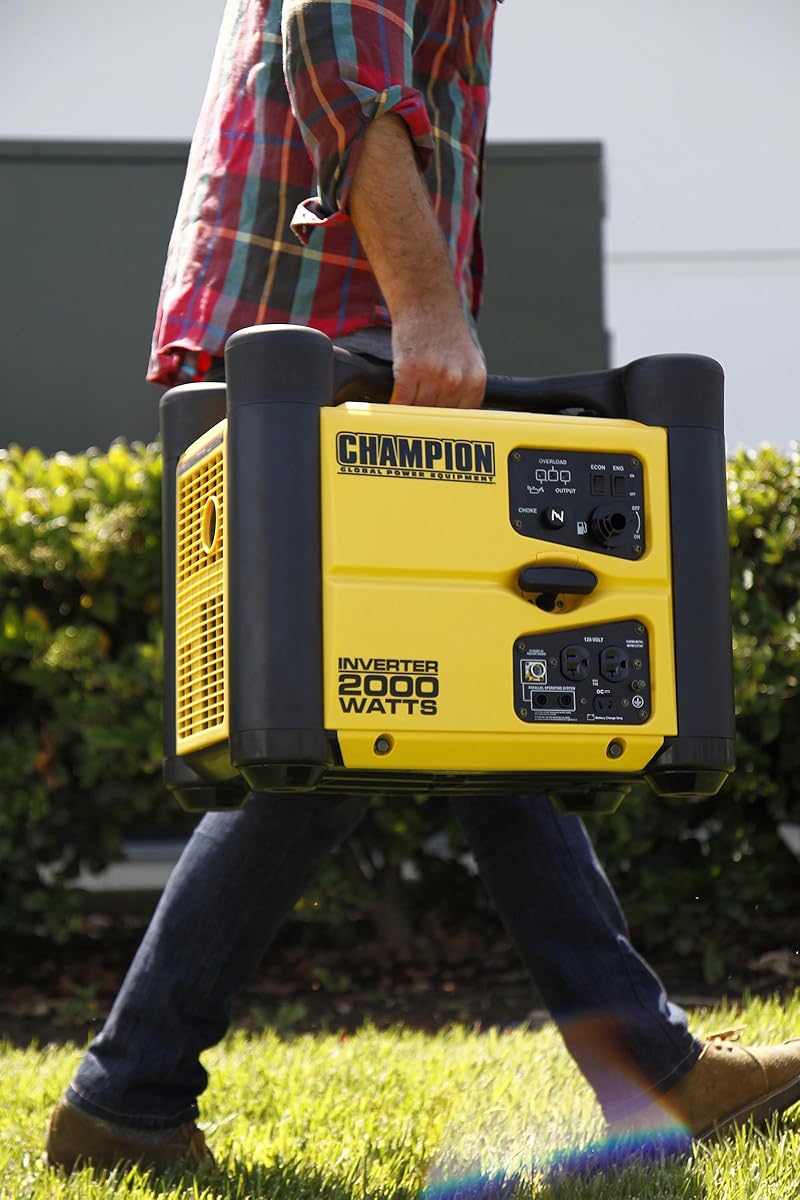 Champion 2000-Watt Stackable Portable Inverter Generator