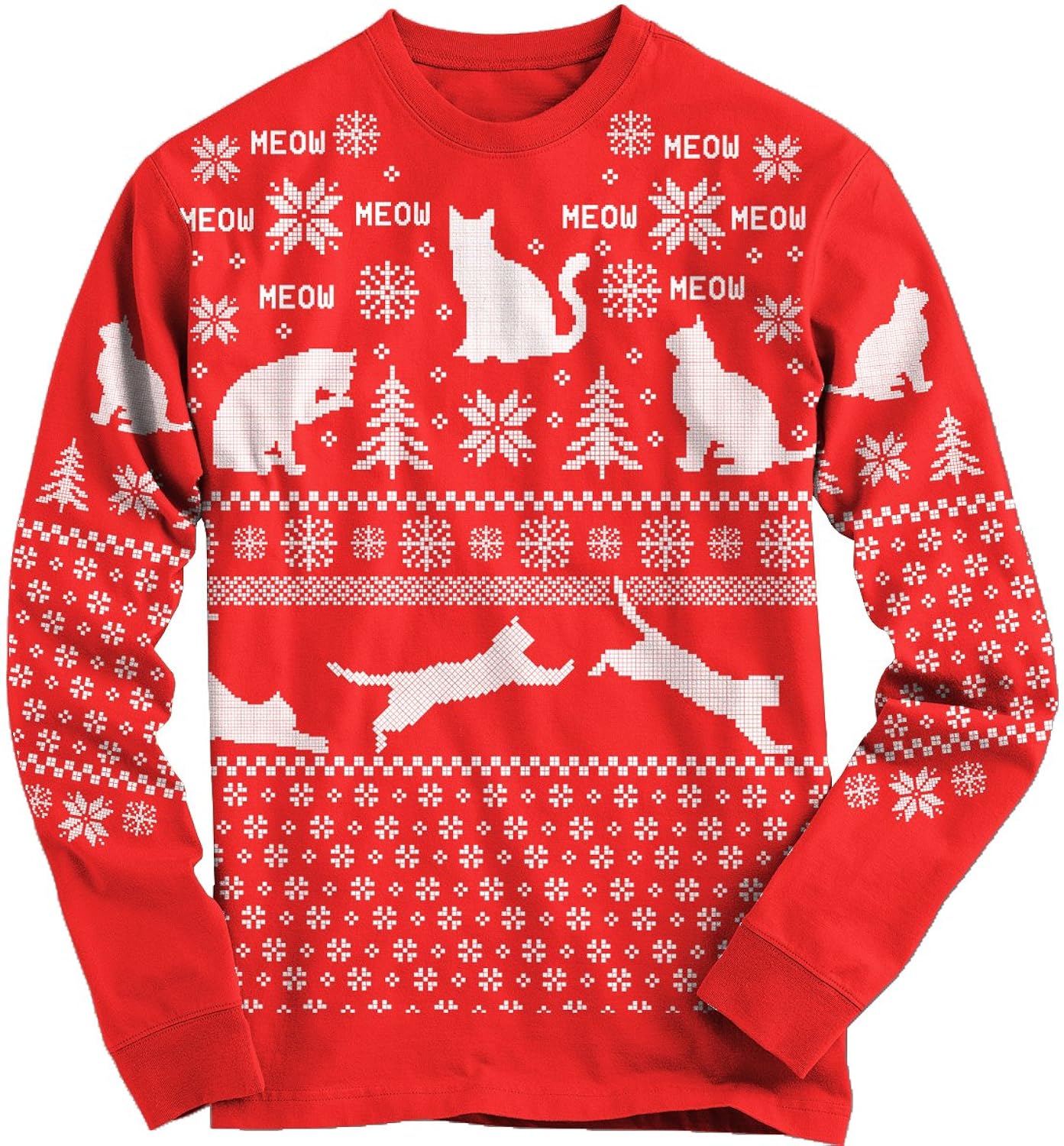 *Meow* Cat Christmas Sweater – dingsidongsi