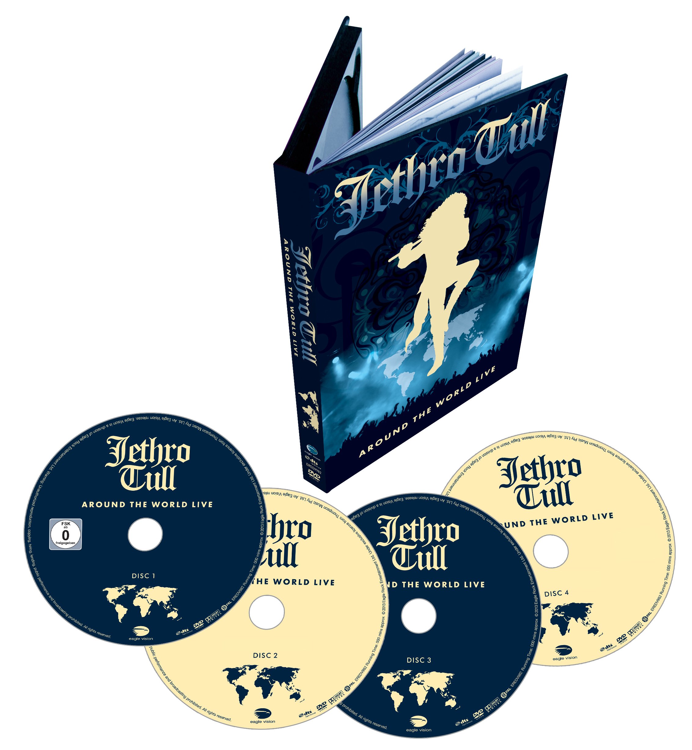 IMWAN • [2013-06-18] Jethro Tull "Around The World Live" 4 DVD box set ...