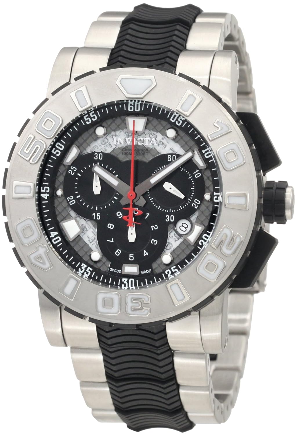 Invicta Men 6310BBB Reserve Ocean Hawk Chronograph Grey Dial Stainless ...