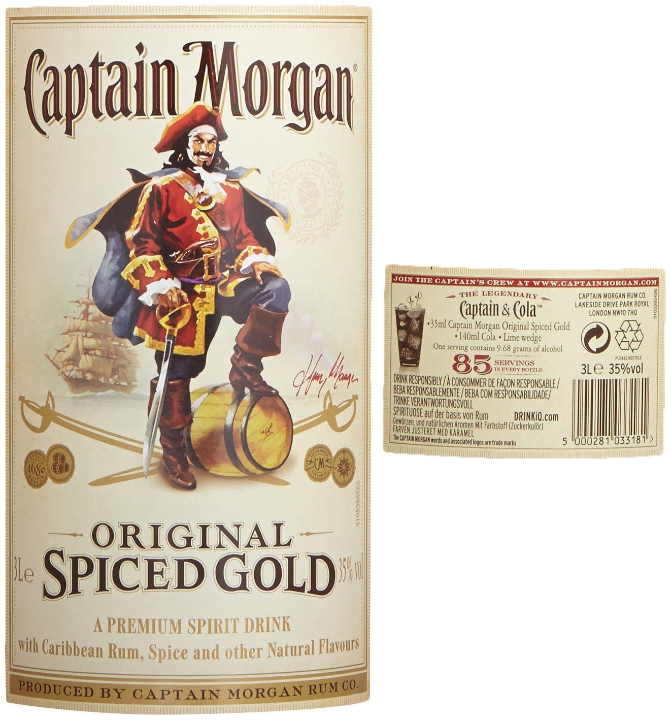 [Specific] Can someone help me personalise the Captain Morgans rum ...