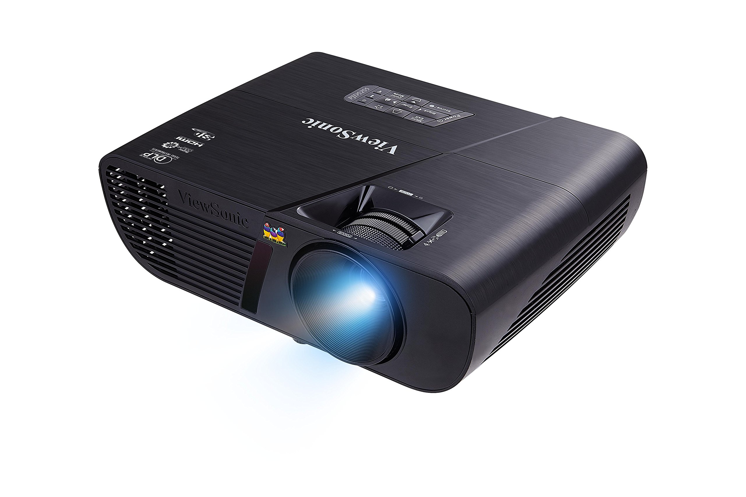 Galleon - ViewSonic PJD5255 XGA DLP Projector, 3300 Lumens, 3D Blu-ray ...