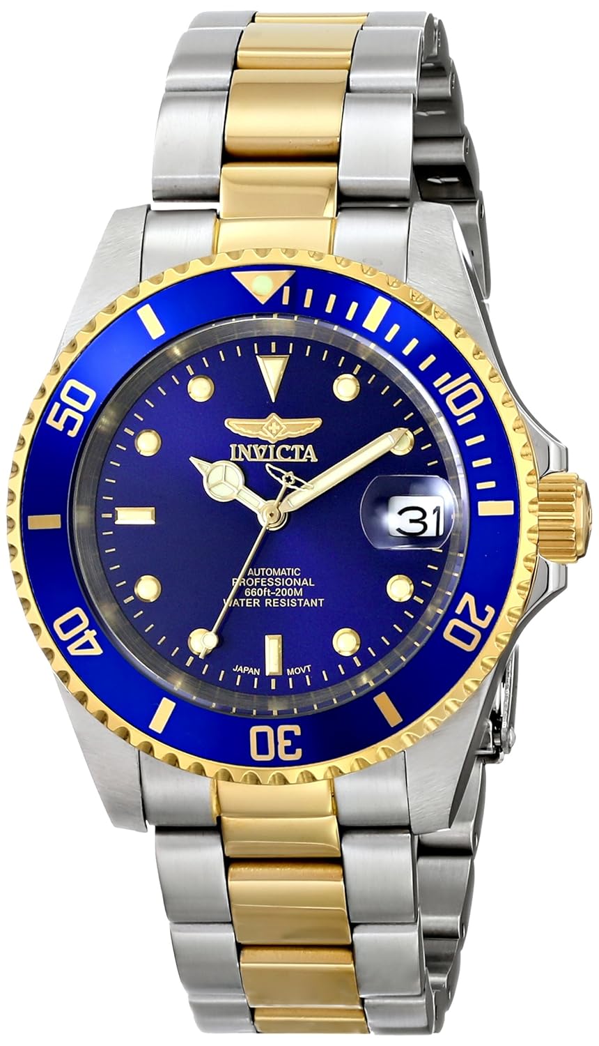 Review Top 10: Invicta Men's 8928OB "Pro Diver" 23k Gold Plating and ...