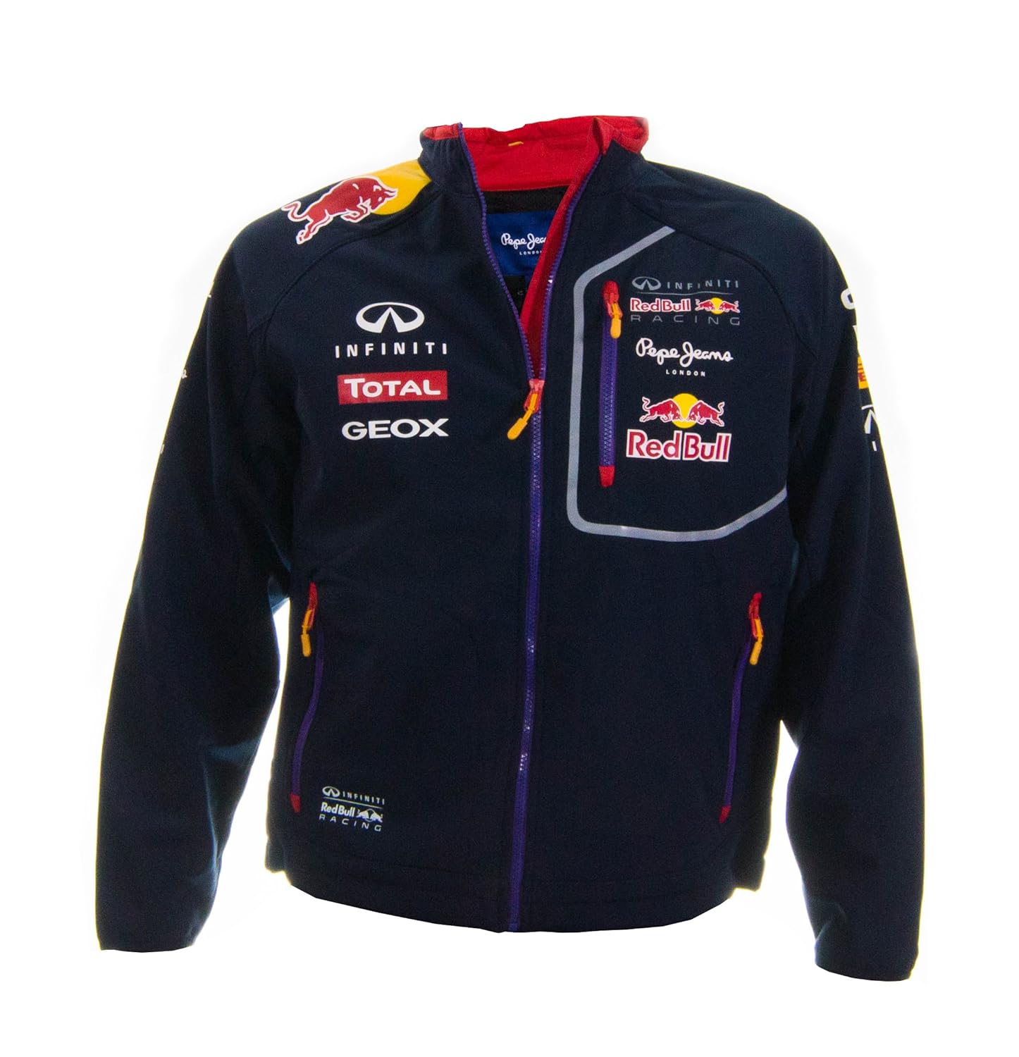 *NEW* MENS PEPE JEANS INFINITI RED BULL SOFT SHELL FORMULA 1 MOTOR ...