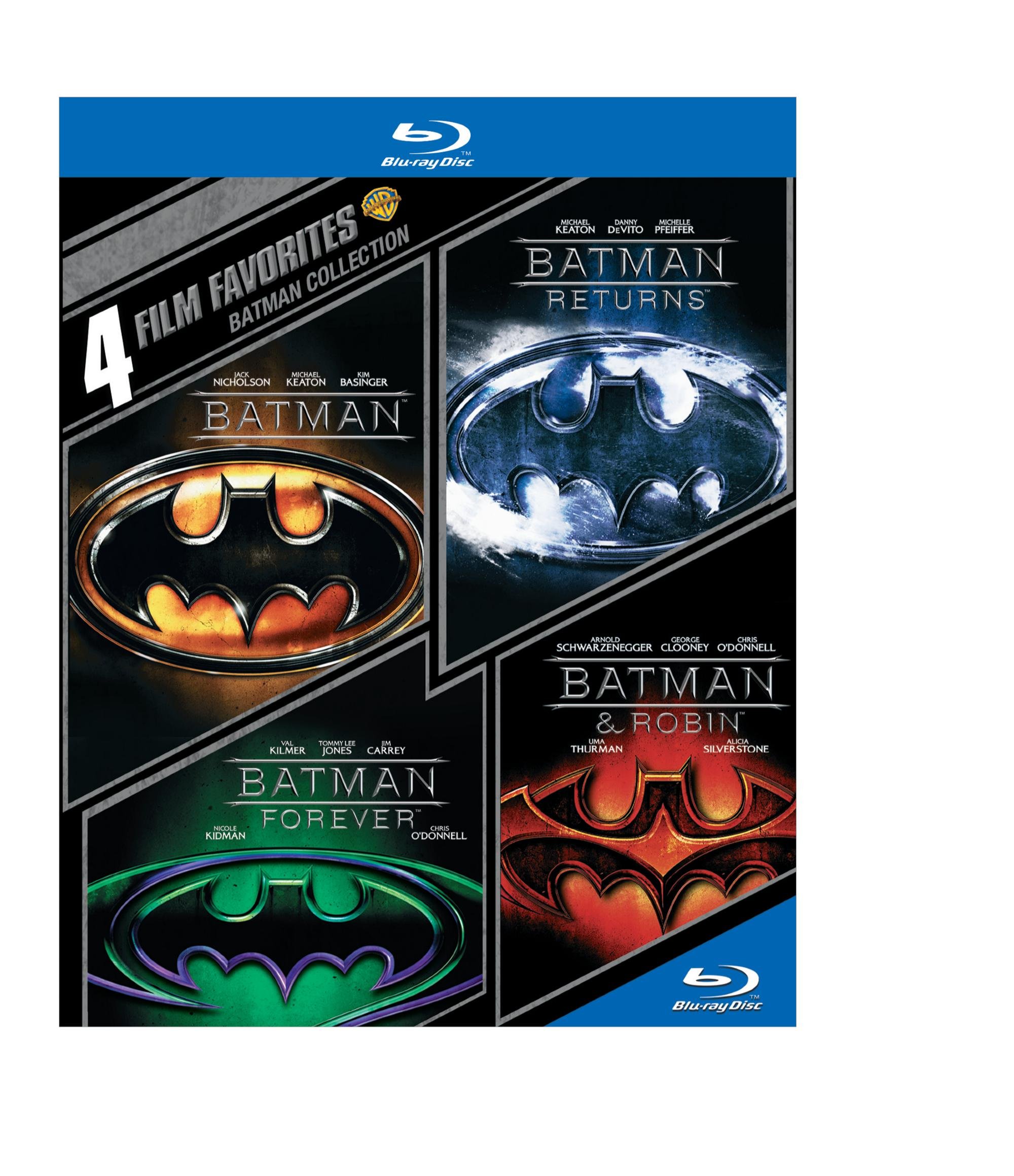 4 Film Favorites: Batman Collection (Batman / Batman Returns / Batman ...