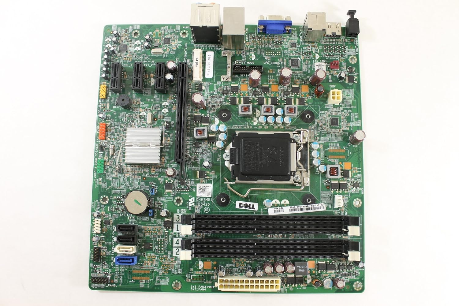 Mainboard Replacement for Dell XPS 8300/Vostro 460 - Y2MRG - Intel H67 ...
