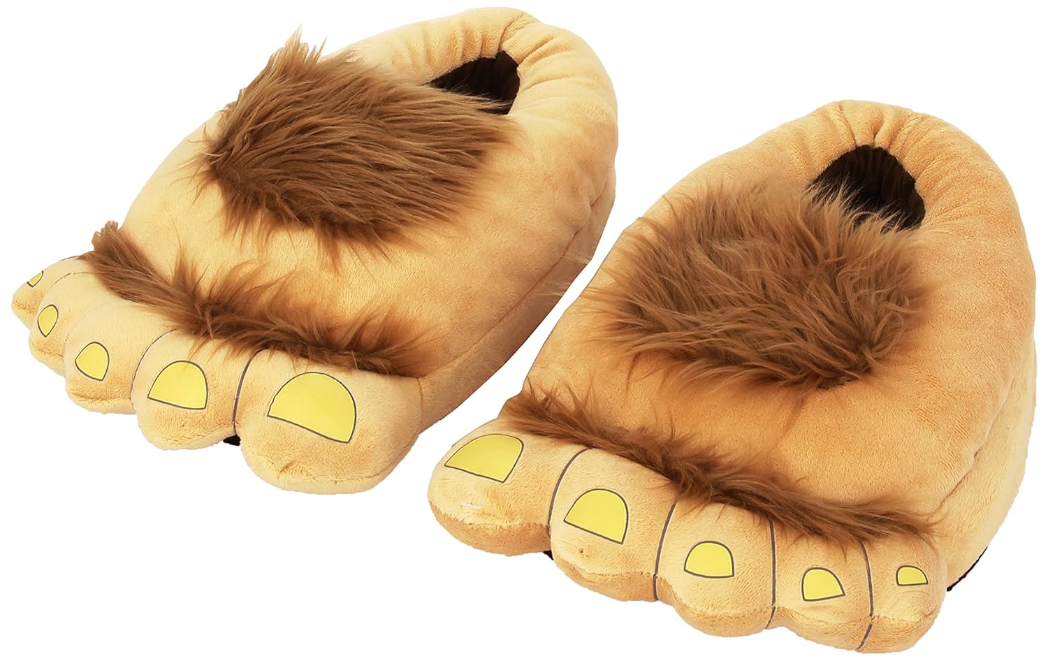 Hairy Slippers Bigfoot Furry Adventure Feet Action Figures Comfortable ...