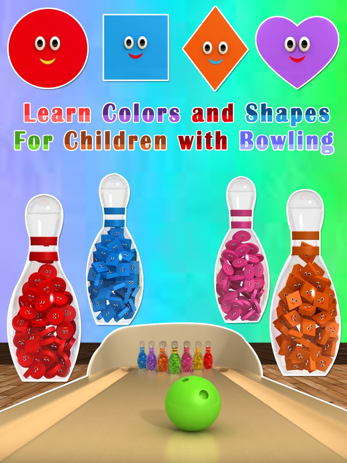 Watch 'Learn Colors and Shapes For Children with Bowling' on Amazon ...