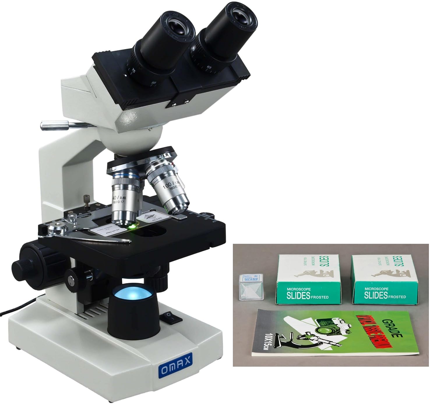 Microscope Genius — AmScope's "B100B-MS" - 40X-2000X Biological...