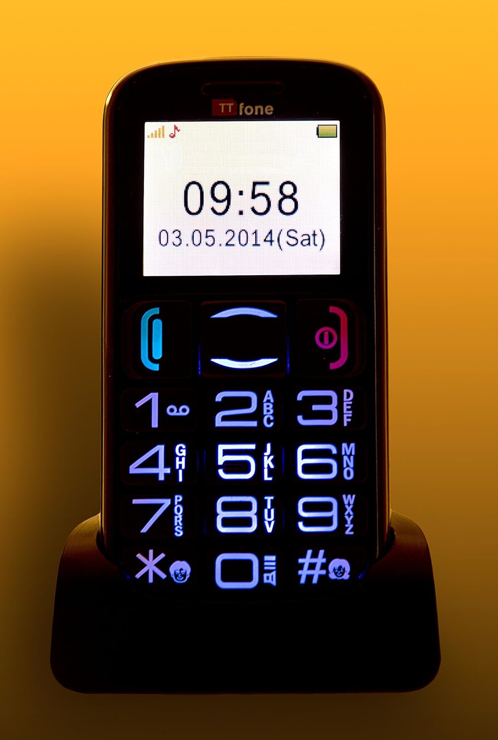 Unlocked Simple Basic Cell Phone For Seniors Big Buttons Big Fonts