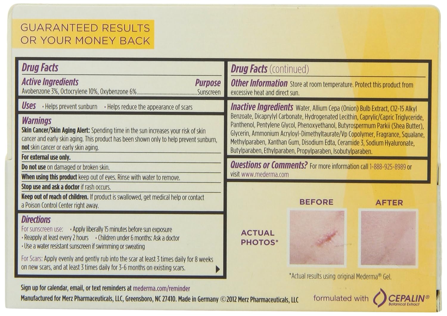 NEW Mederma Cream with SPF 30 20 Grams | eBay