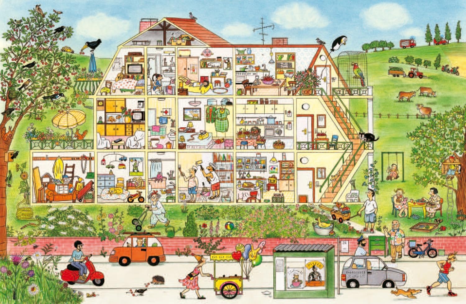 Praatplaat zwembad voor kleuters / La-piscine | Praatplaten kleuters ...