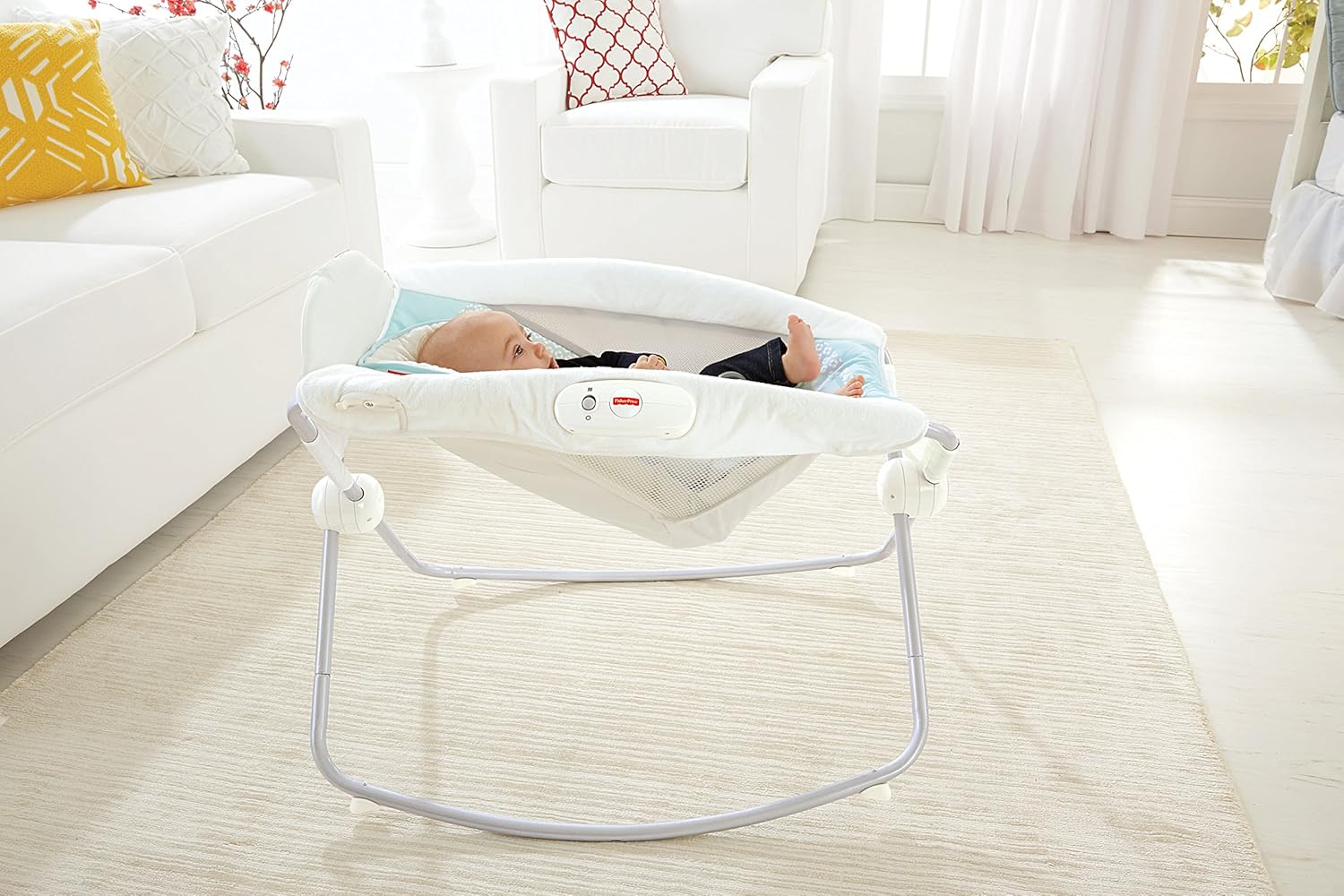 Купить Fisher-Price Moonlight Meadow Deluxe Newborn Rock 'n Play ...